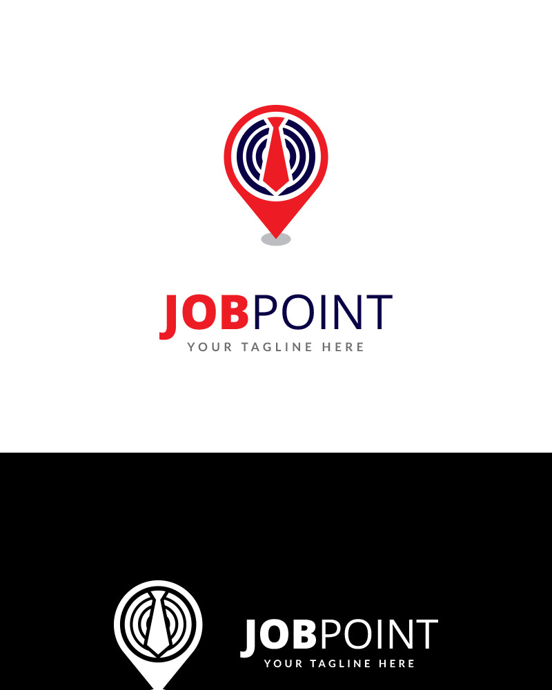Job Point - Logo Template #68442 - TemplateMonster