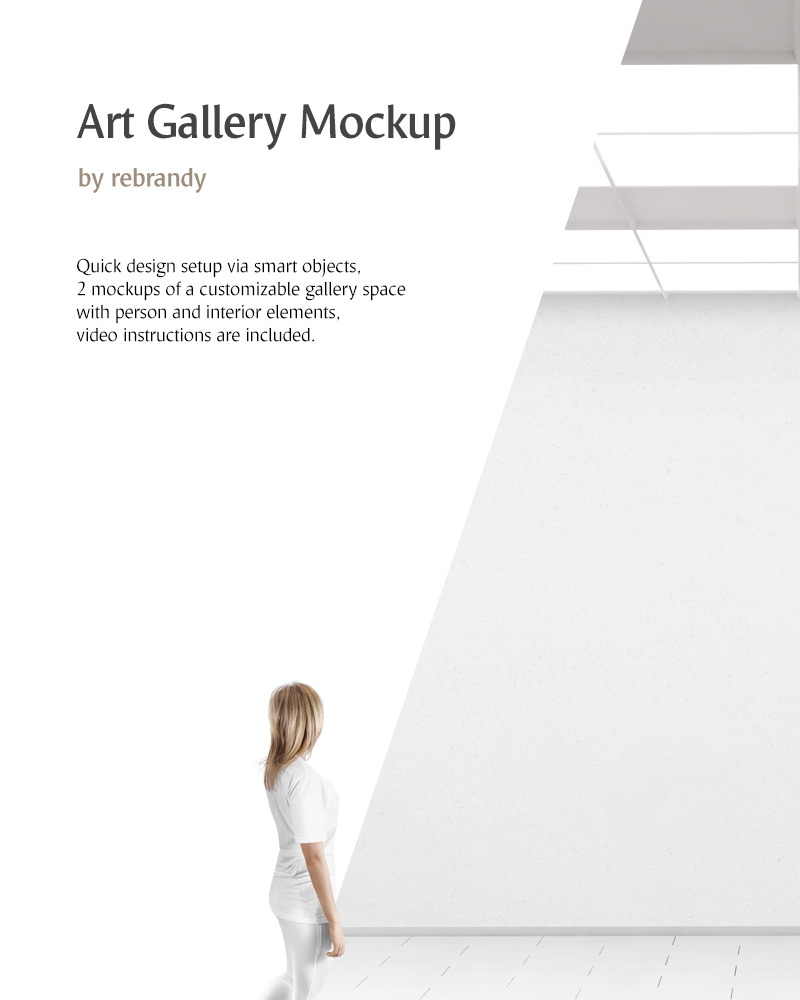 Art Gallery product mockup #68543 - TemplateMonster