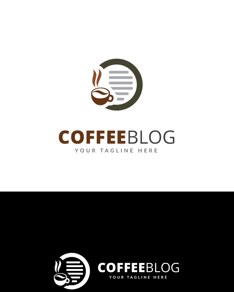 Coffee Blog Logo Template #68604 - TemplateMonster