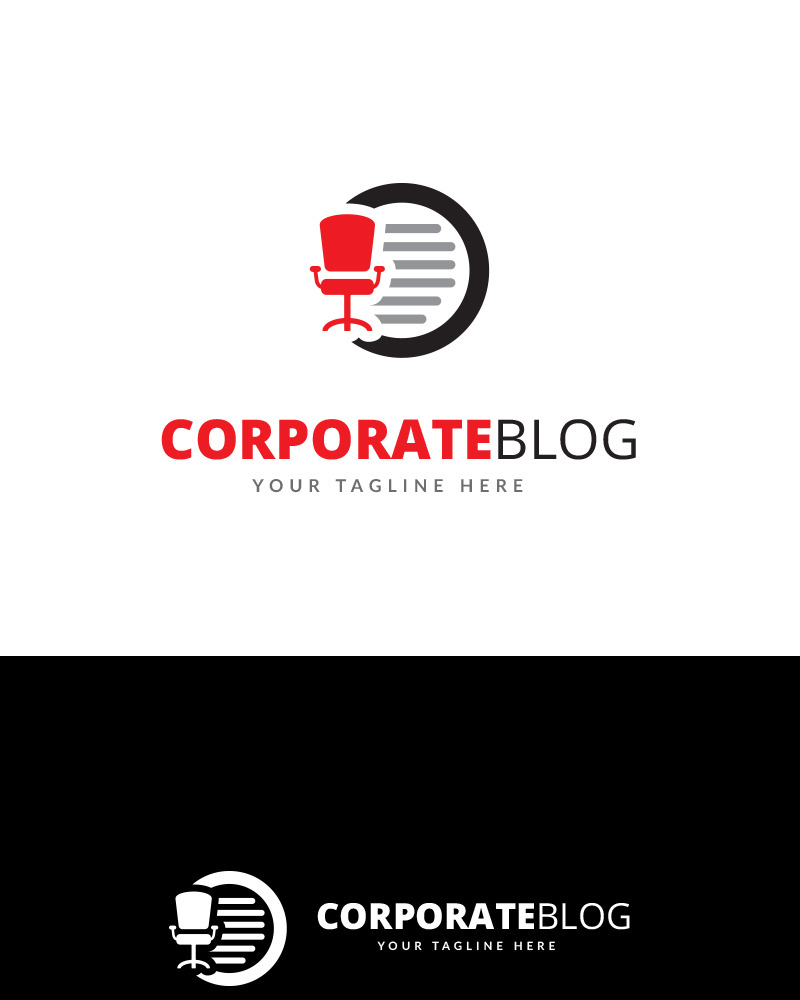 Corporate Blog Logo Template #68737 - TemplateMonster