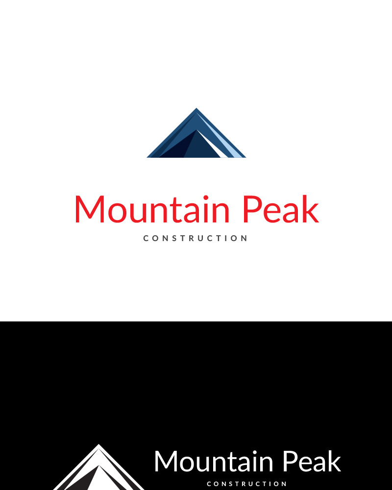 Mountain Peak Logo Template #68750 - TemplateMonster