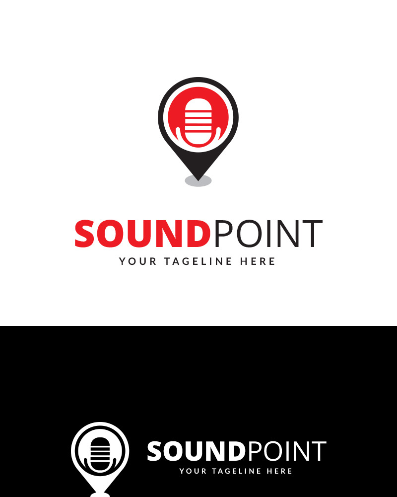 Sound Point Logo Template #68752 - TemplateMonster