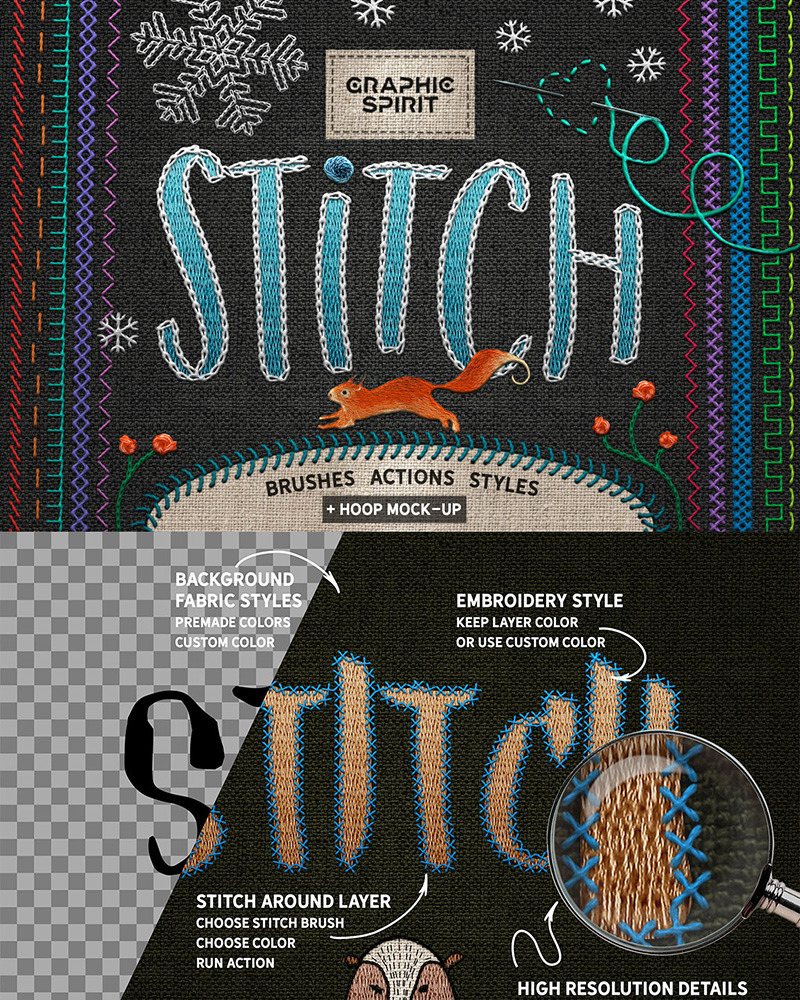 Stitch - Photoshop Creative TOOLKIT - Illustration