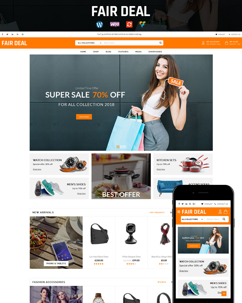 FairDeal Multipurpose Store WooCommerce Theme