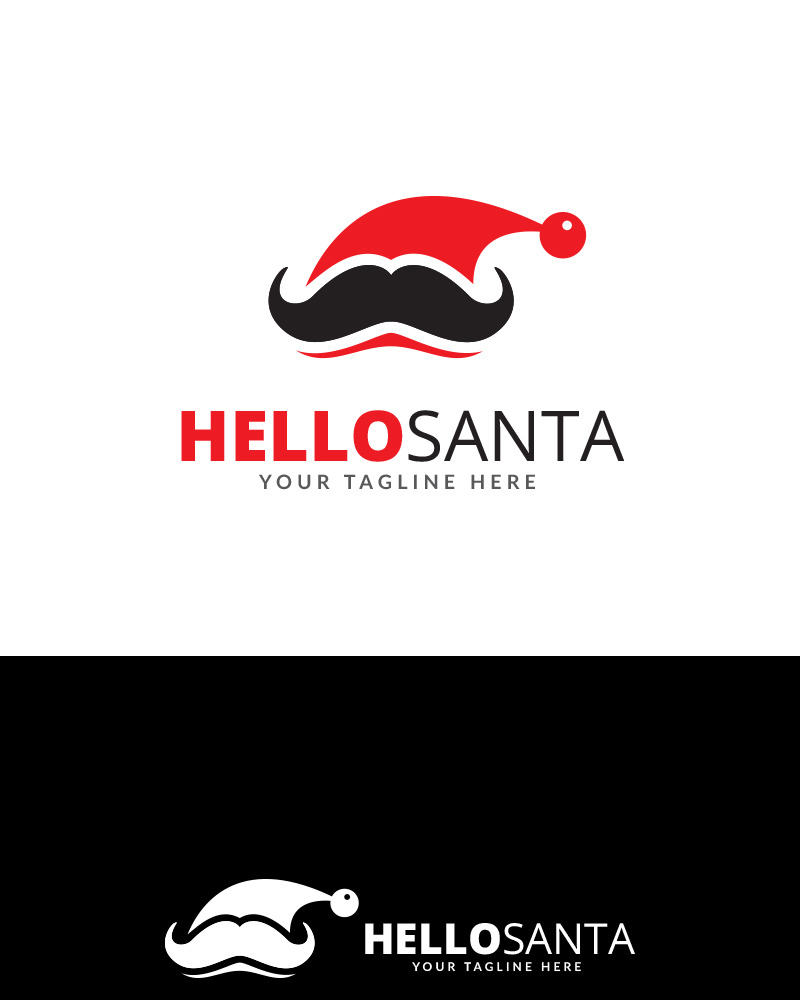 Hello Santa Logo Template #68918 - TemplateMonster