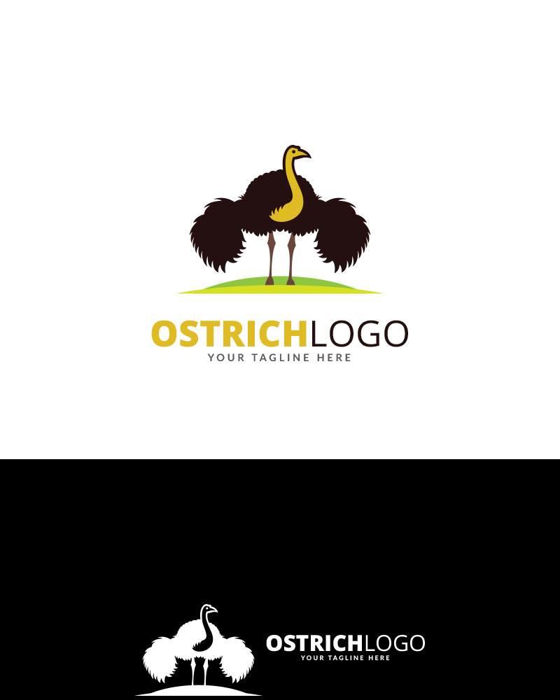 Ostrich Logo Template #69146 - TemplateMonster