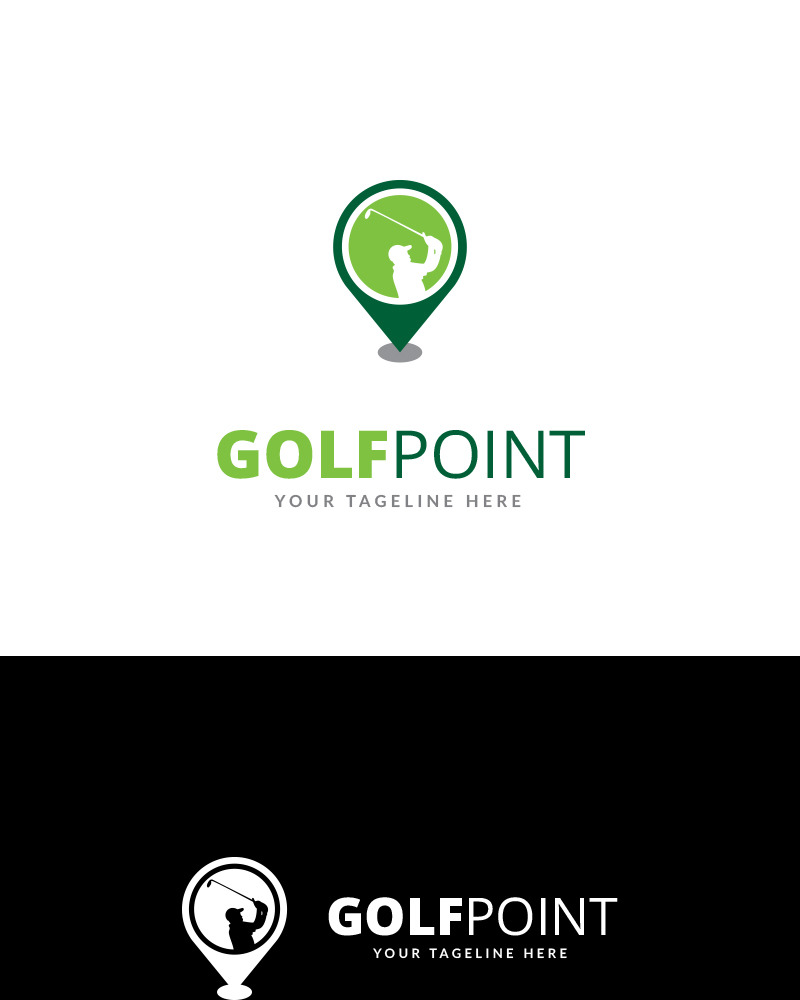 Golf Point Logo Template #69275 - TemplateMonster