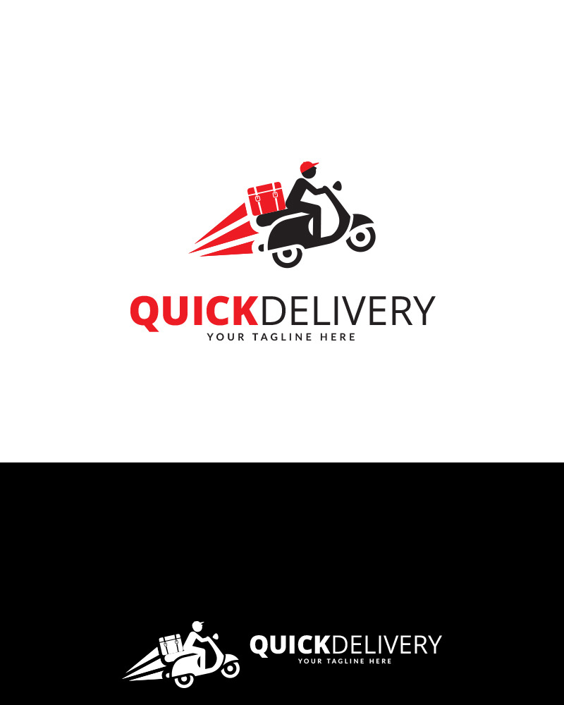 Quick Delivery Logo Logo Template #69204 - TemplateMonster