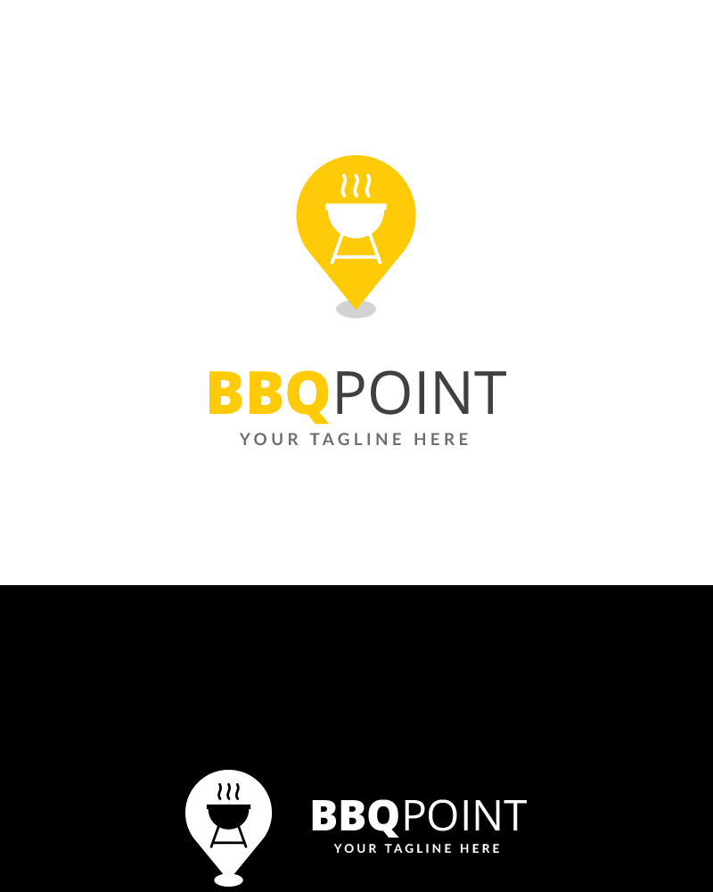 BBQ Point Logo Template #69329 - TemplateMonster