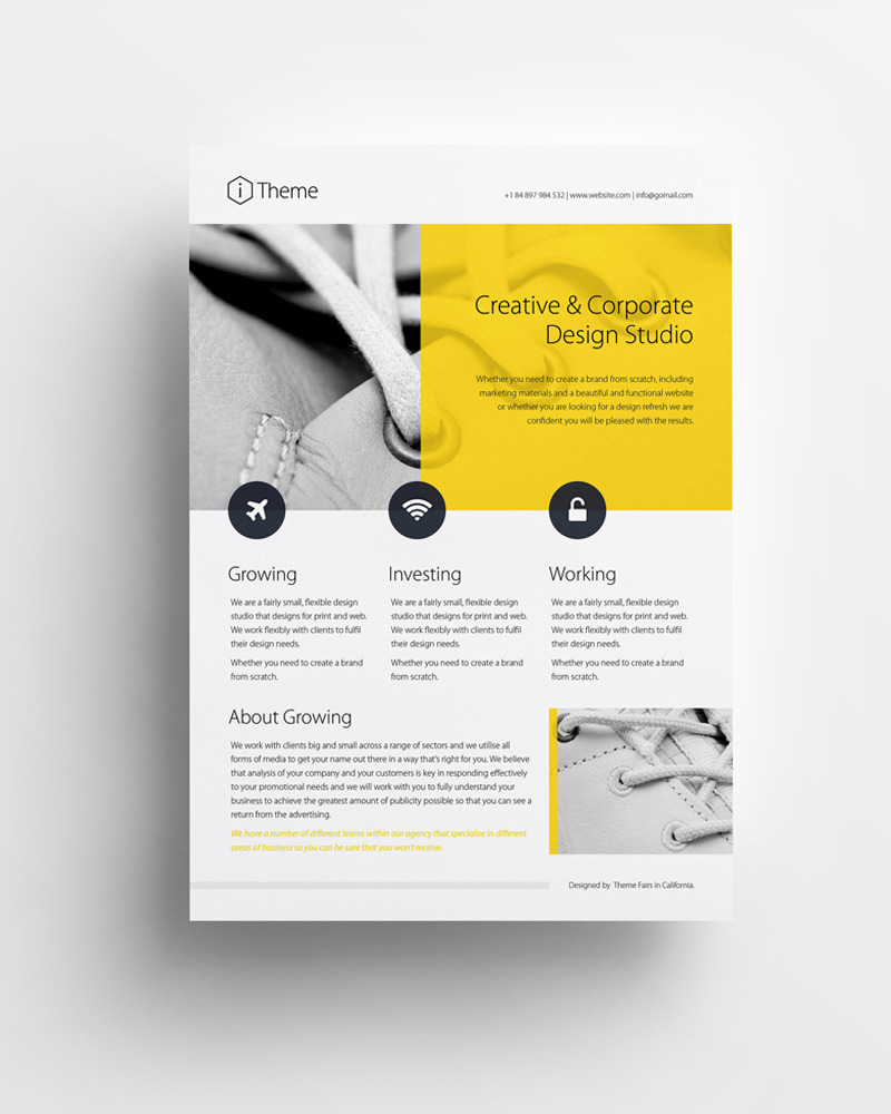 Creative & Corporate Flyer - Corporate Identity Template