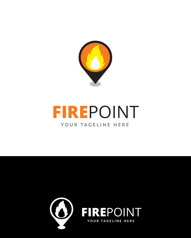 Fire Point Logo Template #69334 - TemplateMonster