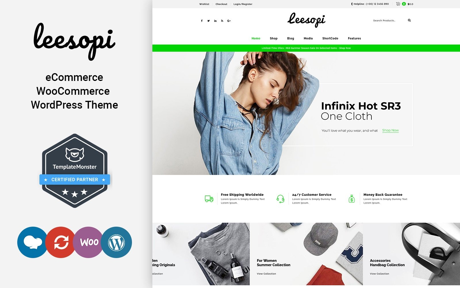 Leesopi - Fashion Multipurpose WooCommerce Theme
