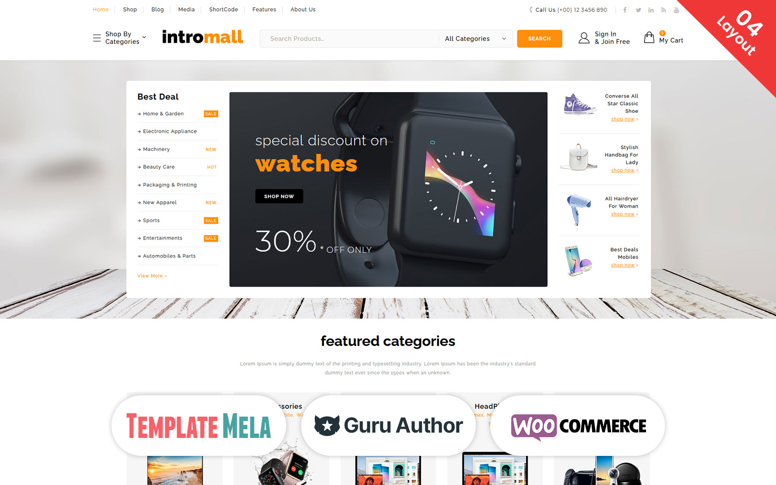 Intromall - Mega Store WooCommerce Theme - TemplateMonster