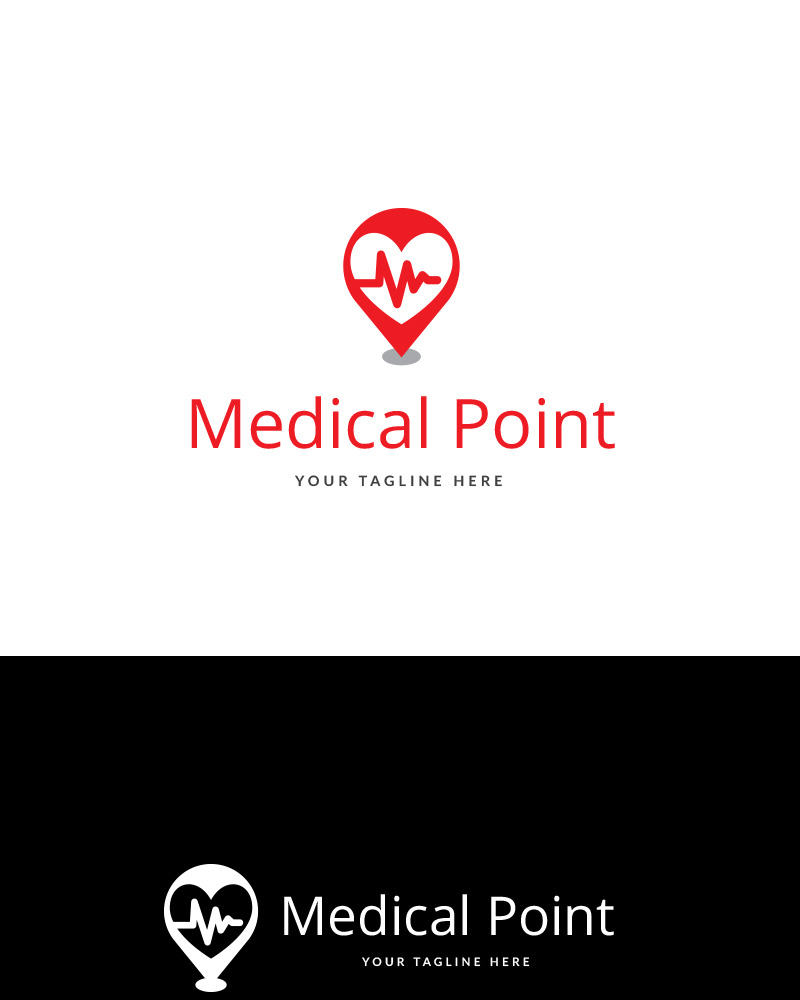 Medical Point Logo Template #69430 - TemplateMonster