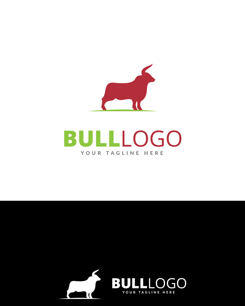 Red Bull Logo Template #69417 - TemplateMonster