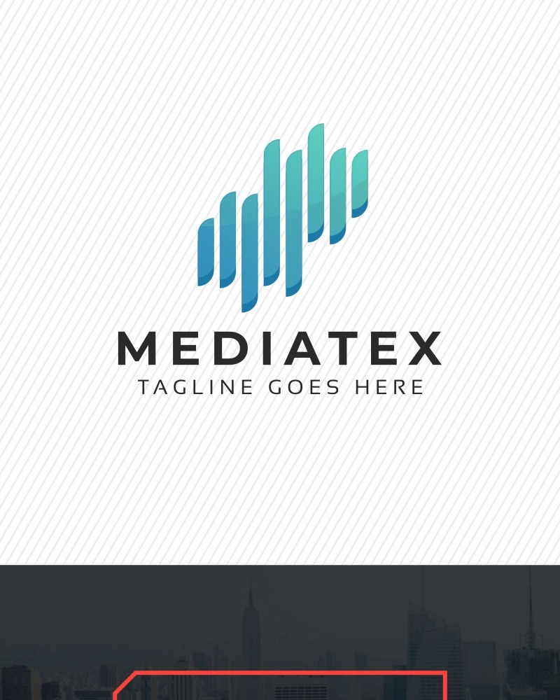 Media Technology Logo Template #69664 - TemplateMonster