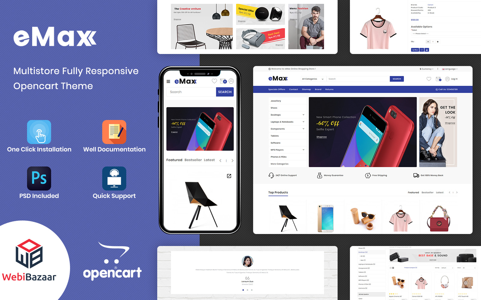 EMax - Shopping Mall OpenCart Template - TemplateMonster