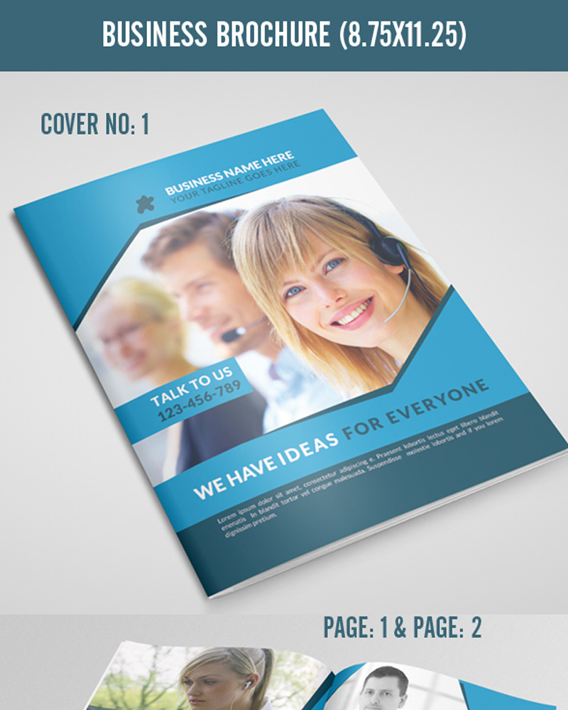 Multipurpose Corporate Brochure Design PSD - Corporate Identity Template