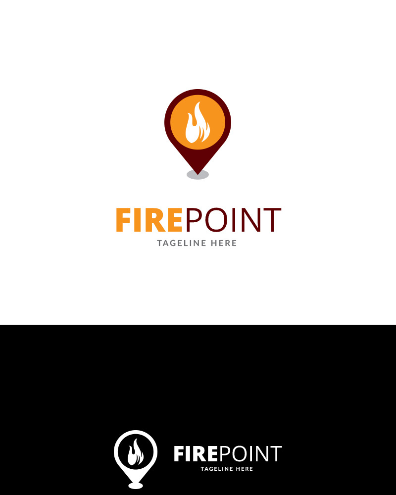 Fire Point Logo Template #69888 - TemplateMonster