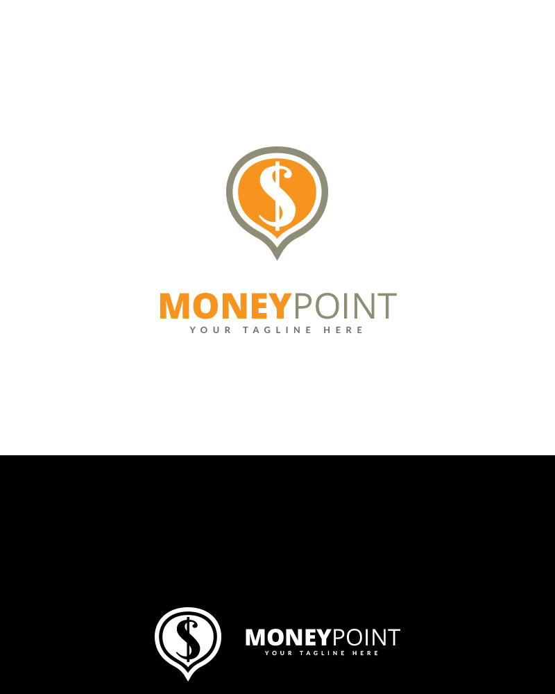 Money Point Logo Template #69890 - TemplateMonster