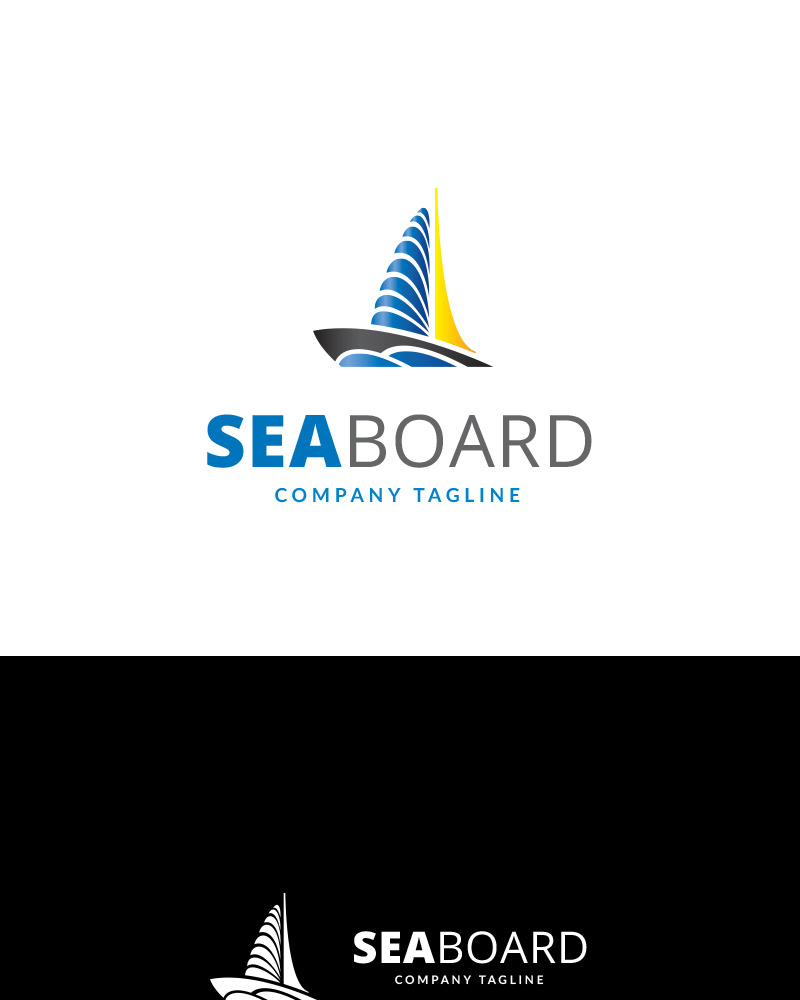 Sea Board Logo Template #69893 - TemplateMonster