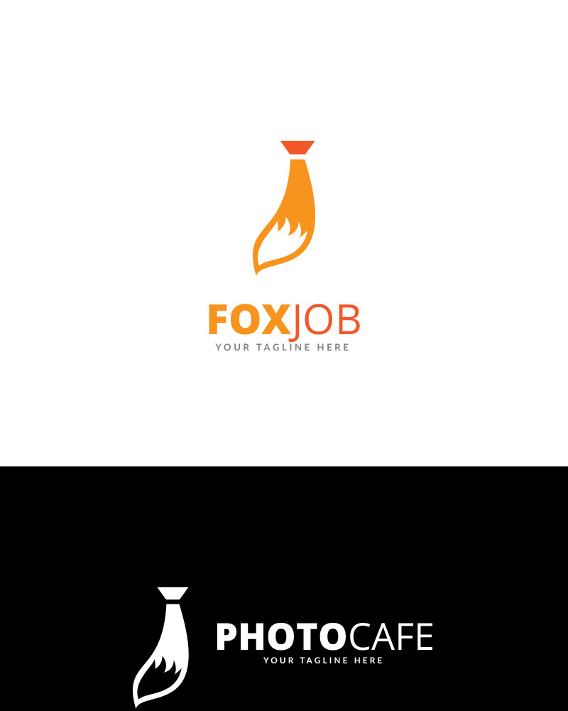 Fox Job Logo Template #69964 - TemplateMonster