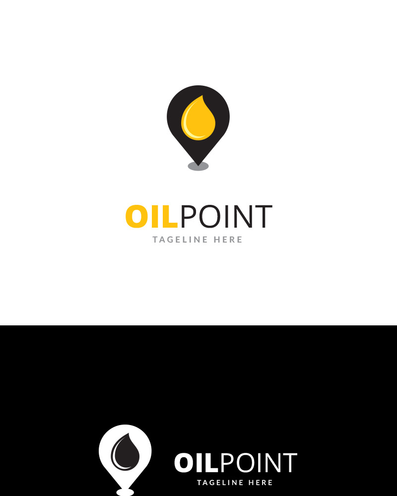 Oil Point Logo Template #69965 - TemplateMonster