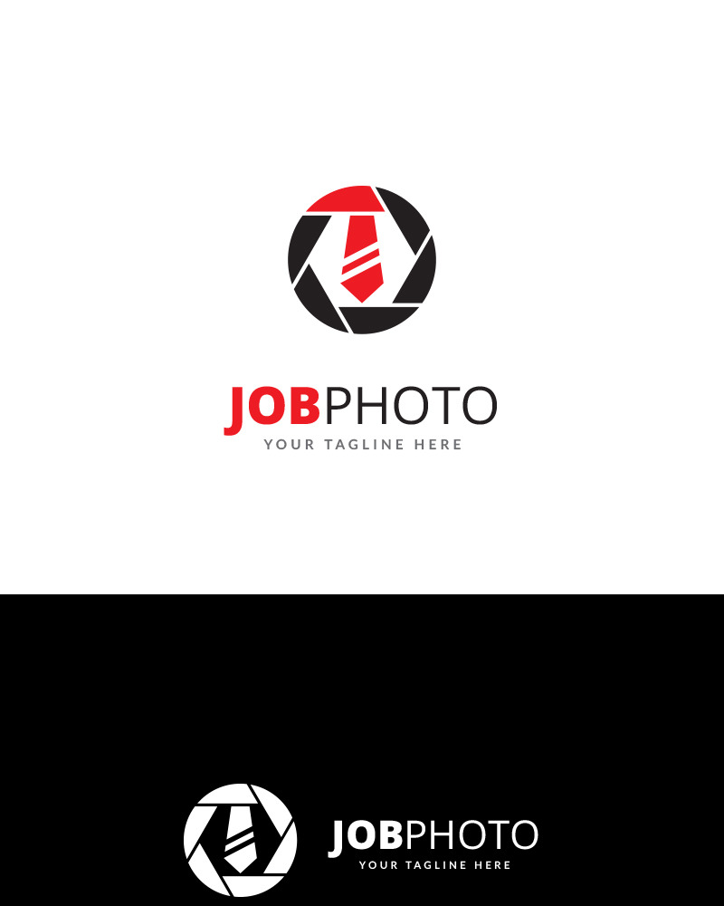 Photo Job Logo Template #69919 - TemplateMonster