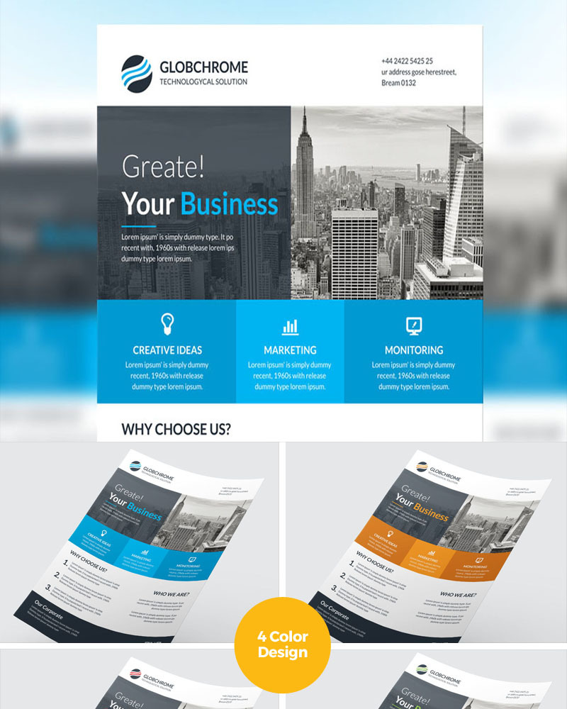 Purpose Poster /Corporate Flyer - Corporate Identity Template