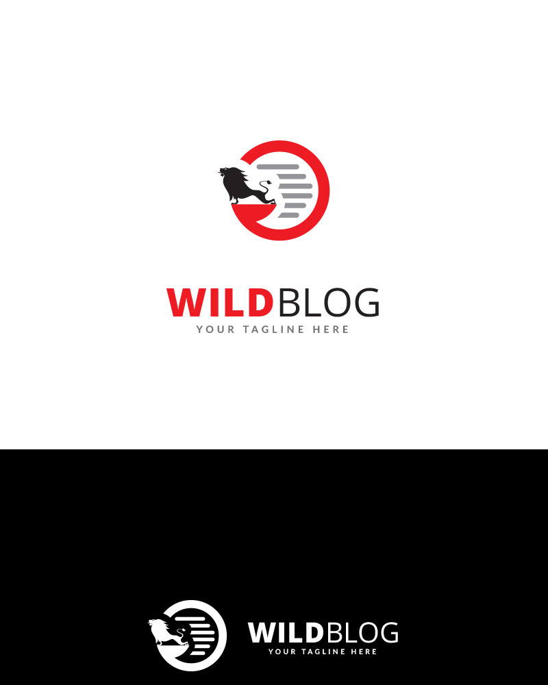 Wild Blog Logo Template #69904 - TemplateMonster