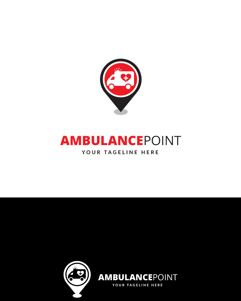 Ambulance Point Logo Template #70024 - TemplateMonster