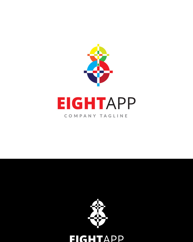 Eight App Logo Template #70034 - TemplateMonster