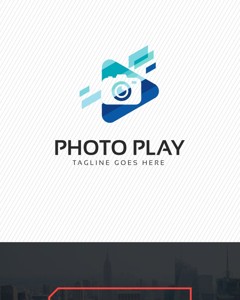 Photo Play Logo Template #70051 - TemplateMonster