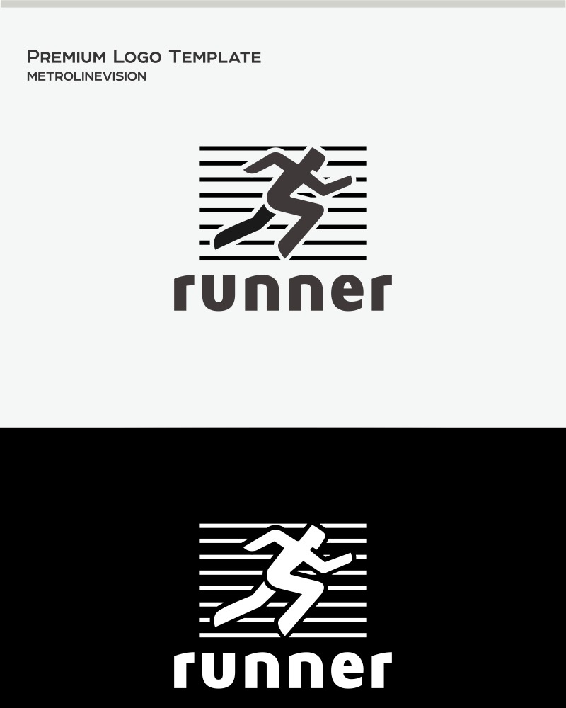 Runner Logo Template #70084 - TemplateMonster