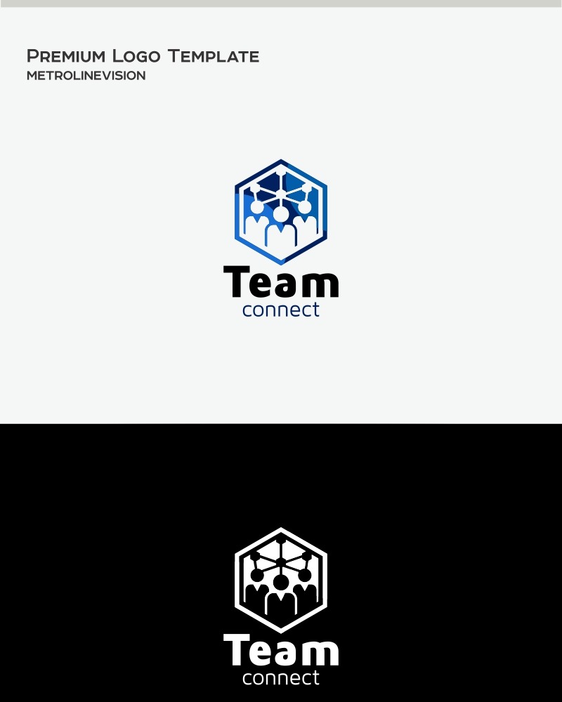 Team Connect Logo Template #70096 - TemplateMonster