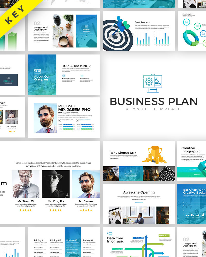 Business Plan - - Keynote template #70104 - TemplateMonster