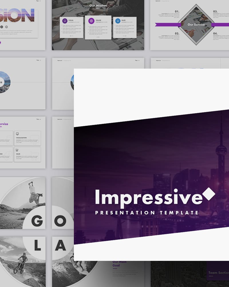 Impressive Presentation PowerPoint template - TemplateMonster Impressive Presentation PowerPoint template - TemplateMonster