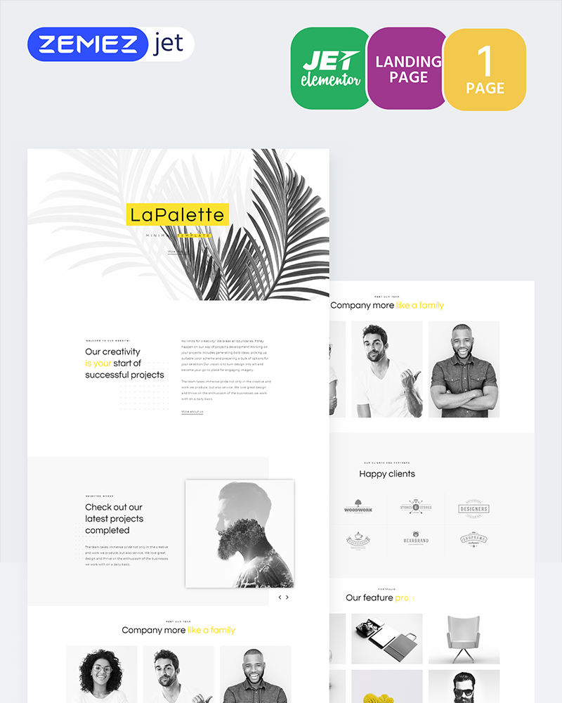 Masterity - Creative Minimal - Jet Elementor Kit