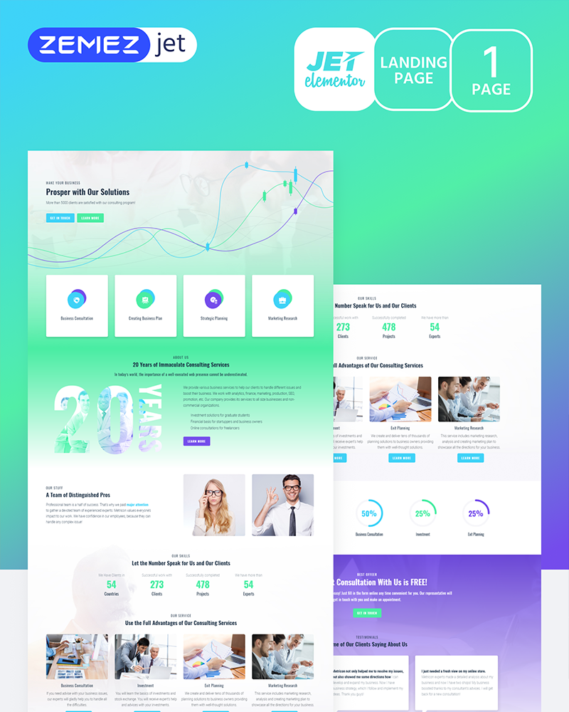 Solutt - Corporate Business - Jet Elementor Kit