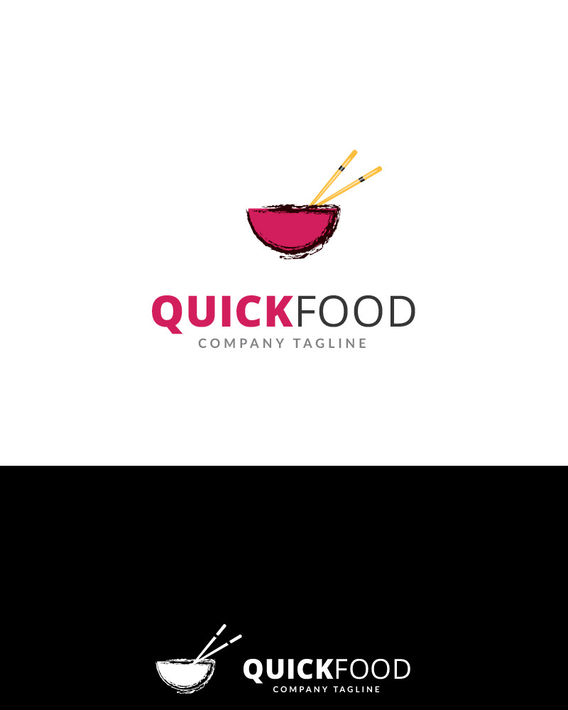 Quick Food - Logo Template #70243 - TemplateMonster