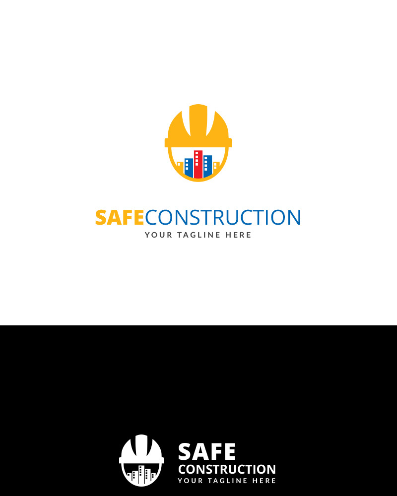 Safe Construction Logo Template #70247 - TemplateMonster
