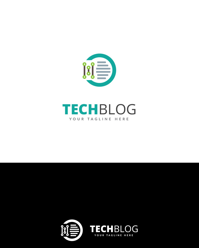 Tech Blog Logo Template #70236 - TemplateMonster