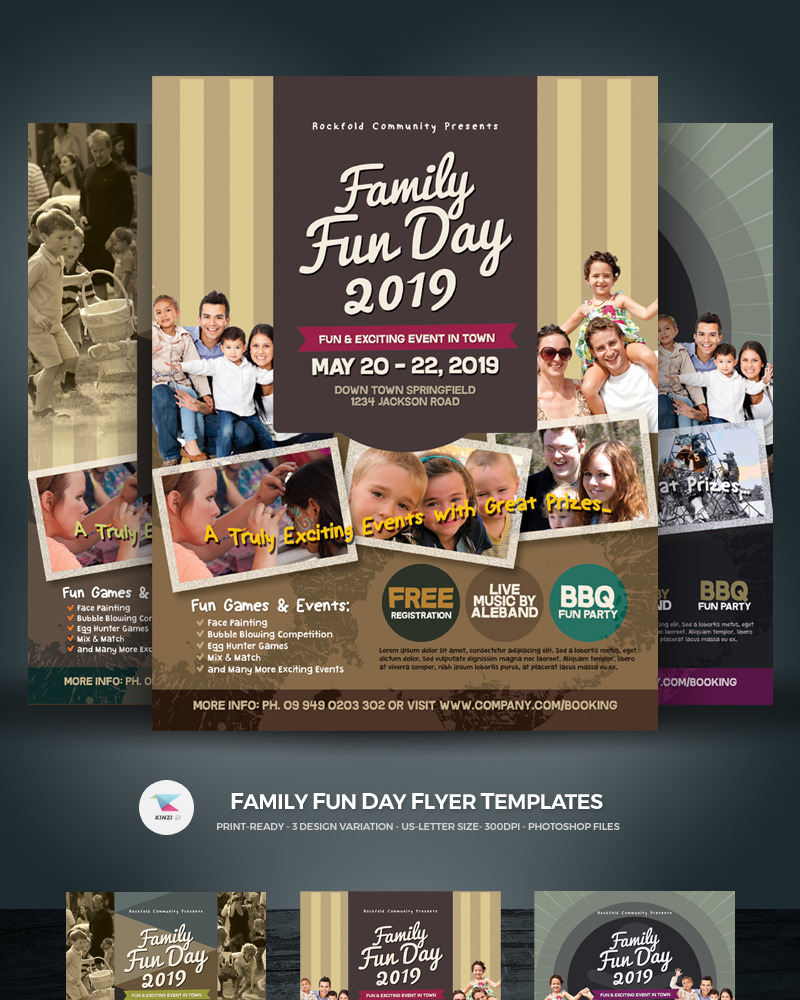 Family Fun Day Flyer Vol.03 - Corporate Identity Template