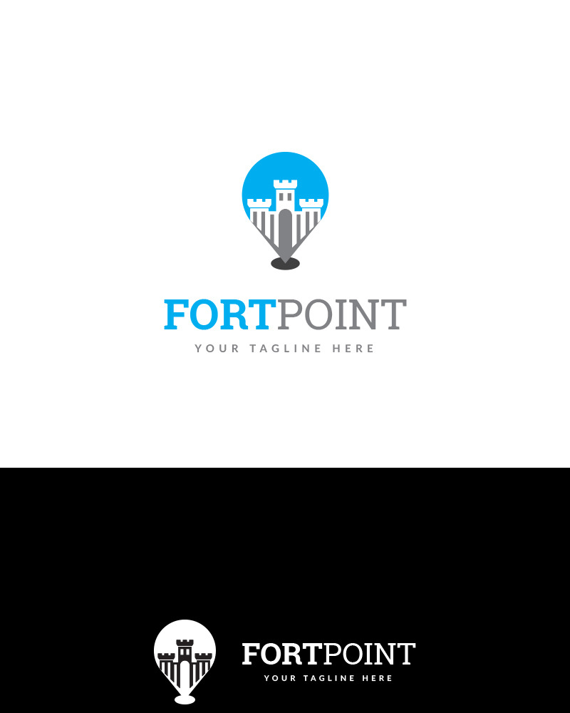 Fort Point Logo Template #70329 - TemplateMonster
