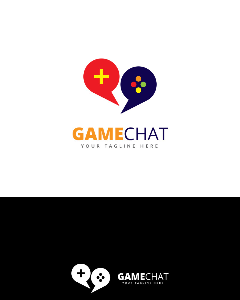 Game Chat Logo Template #70326 - TemplateMonster