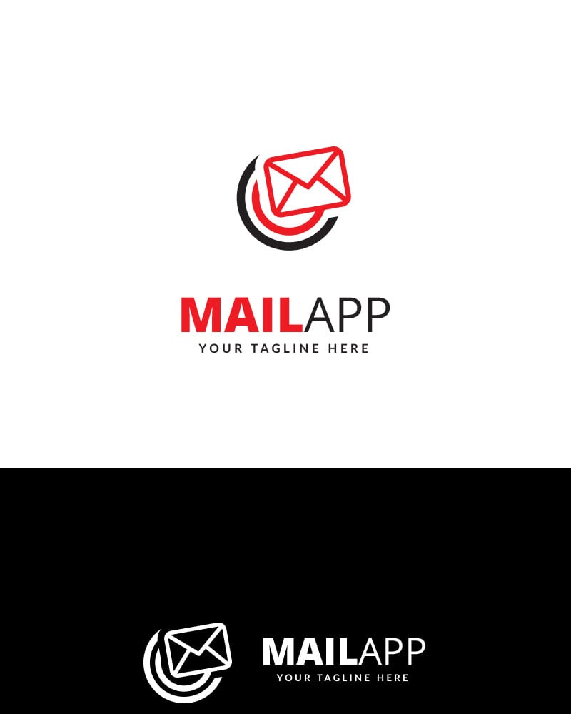 Mail App Logo Template #70360 - TemplateMonster