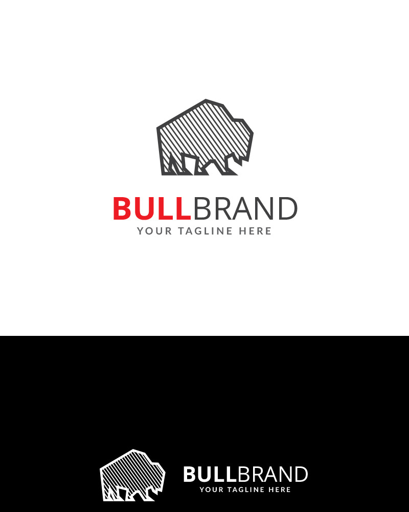 Creative Bull Brand Logo Template #70441 - TemplateMonster