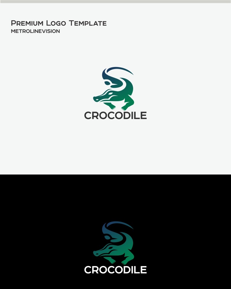 Crocodile Logo Template #70456 - TemplateMonster