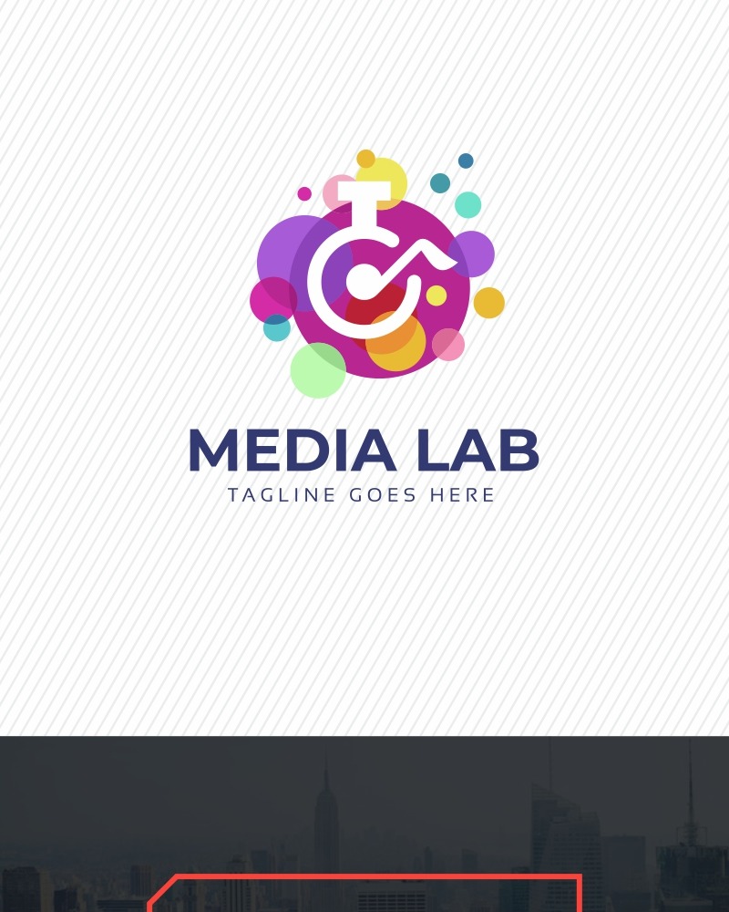 Media Lab Logo Template #70565 - TemplateMonster