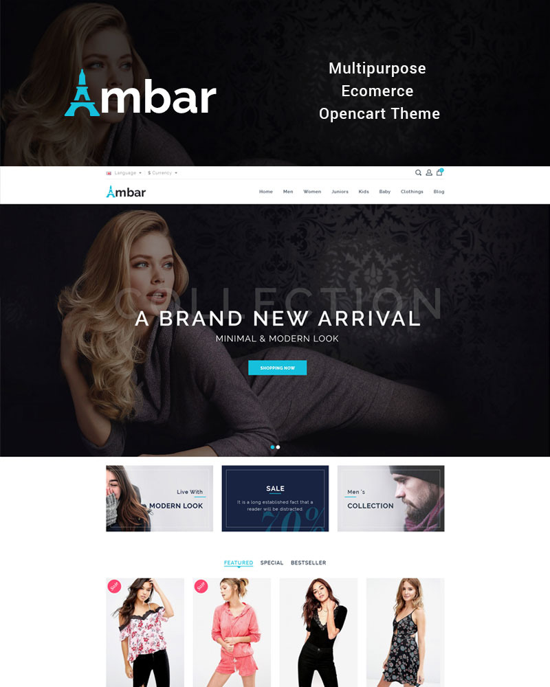 Ambar v1.0 - Responsive Multipurpose OpenCart Template